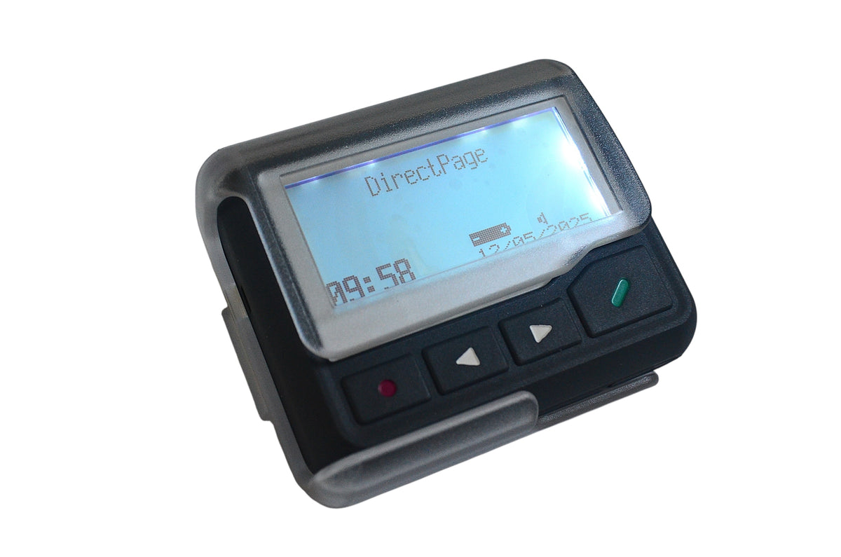 DirectPage W8001 Brand New 4 line / 8 line IP67 Alphanumeric Pager (UH ...